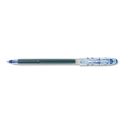 PILOT 14002 Rollerball Gel Pen,.7Mm,Nonrefillable,Clear Barrel,Blue Ink