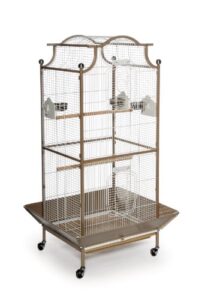 prevue pet products pagoda cockatiel cage, coco and cream