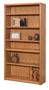 martin furniture contemporary 6 shelf bookcase - fully assembled