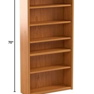 Martin Furniture Contemporary 6 Shelf Bookcase - Fully Assembled