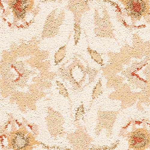 SAFAVIEH Anatolia Collection Runner Rug - 2'3" x 10', Beige & Rust, Handmade Traditional Oriental Wool, Ideal for High Traffic Areas in Living Room, Bedroom (AN512E)