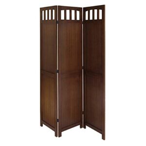 winsome wood william storage/organization, antique walnut