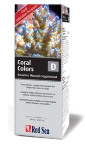 red sea fish pharm are22073 reef colors bioactive minerals supplement-d for aquarium, 500ml