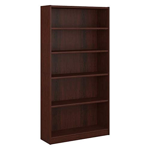 Bush Furniture Universal 5 Shelf Bookcase in Vogue Cherry