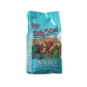 pretty bird international bpb78116 5-pound daily select premium bird food, small