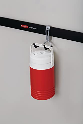 Rubbermaid FastTrack Cooler Hook, Garage Organization and Storage, Heavy Duty, Durable Locking Fit, Storage for Coolers, Cords, Ropes, Small Hoses