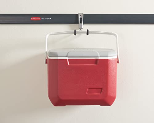 Rubbermaid FastTrack Cooler Hook, Garage Organization and Storage, Heavy Duty, Durable Locking Fit, Storage for Coolers, Cords, Ropes, Small Hoses