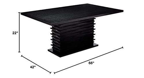 Coaster Home Furnishings Stanton Rectangular Dining Table Black 102061