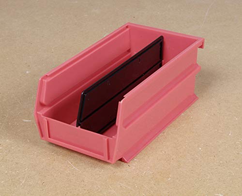 Triton Products 4-220 LocBin Bin Dividers for 3-220 Bins 7-Inch L by 2-5/8-Inch W by 1/8-Inch H ABS Plastic Black 6-Pack