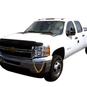 Auto Ventshade [AVS] Bugflector II Hood Shield | 2011 - 2014 Silverado 2500HD & 3500HD, High Profile, Smoke, 1 pc. | 25102