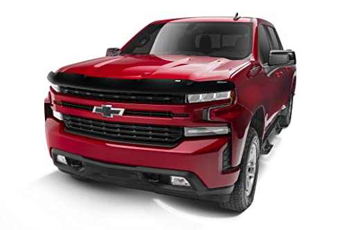 Auto Ventshade [AVS] Bugflector II Hood Shield | 2011 - 2014 Silverado 2500HD & 3500HD, High Profile, Smoke, 1 pc. | 25102