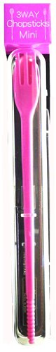 Alta AR0623068 3-Way Chopsticks Mini Set, Pink