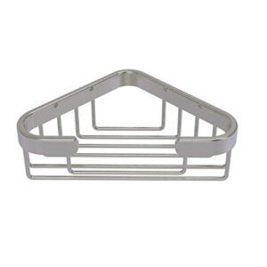 allied brass bsk-10st corner soap shower basket, satin nickel