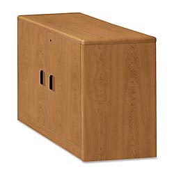 hon storage cabinet with doors, 36" x 20" x 29-1/2", harvest