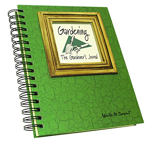 Write it Down Journals Unlimited Gardening Journal - Dk Green, 7.5" x 9" in. (jo/x0)