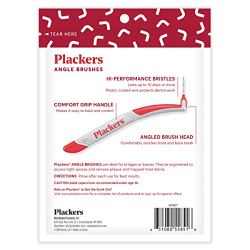 Plackers Interdental Angled Brush, 16 Count