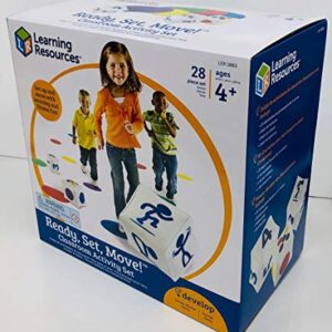 Learning Resources Ready, Set, Move! Classroom Activity Set, Classroom Game, Student Activities, 28 Piece Set, Ages 4+