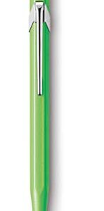 Creative Art Materials Caran D'ache Ballpoint Pen Metal Flur Green (849.230)