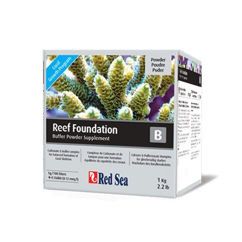 Red Sea Fish Pharm ARE22027 Reef Foundation Buffer Supplement-B for Aquarium, 1kg