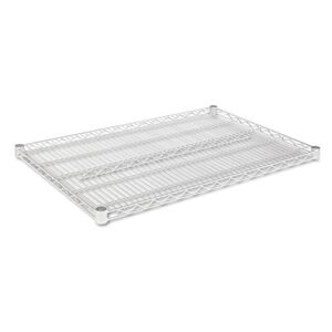 alera wire shelving, extra shelves, 36w x 24d, silver, 2 shelves/carton