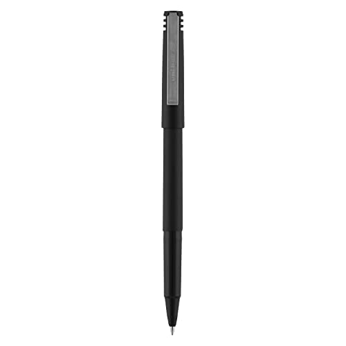 Uniball Rollerball Pen, 0.7 mm, Black: 12 Pens Total