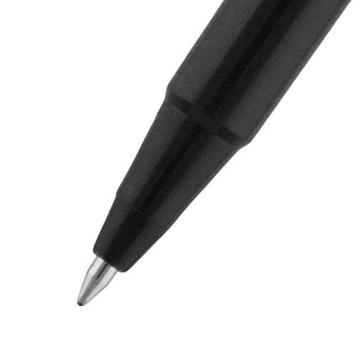 Uniball Rollerball Pen, 0.7 mm, Black: 12 Pens Total