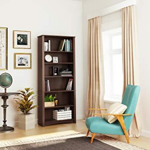 Prepac Home Espresso 6-shelf Bookcase