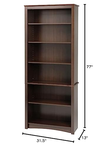 Prepac Home Espresso 6-shelf Bookcase