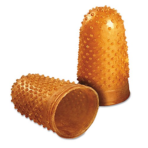 Swingline Products - Swingline - Rubber Finger Tips, Size 12, Medium/Large, Amber, 12/Pack - Sold As 1 Dozen