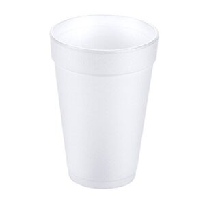 Dart 16oz Foam Cups, Case Of 1000ct, 16J16