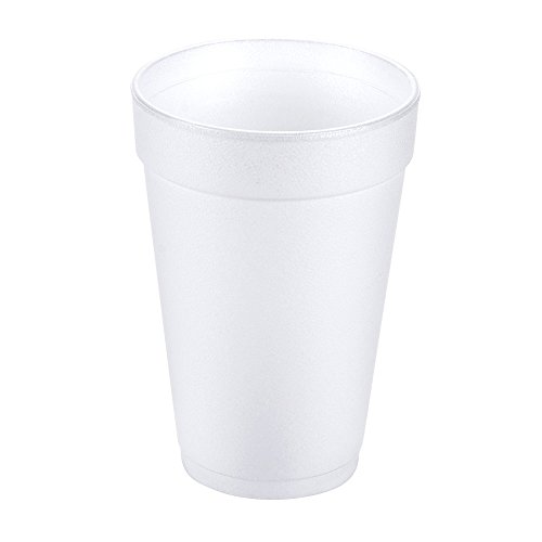 Dart 16oz Foam Cups, Case Of 1000ct, 16J16