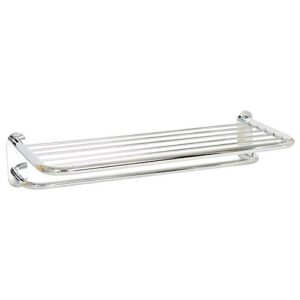 zenna home 9005ss, hotel style-towel shelf, chrome