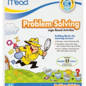 Mead Kindergarten Problem Solving Workbook, 10 x 8-Inches, 96 Pages (48026)