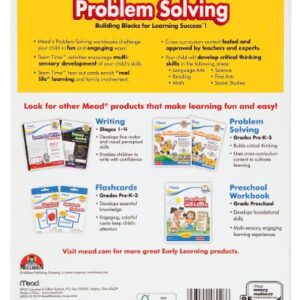 Mead Kindergarten Problem Solving Workbook, 10 x 8-Inches, 96 Pages (48026)