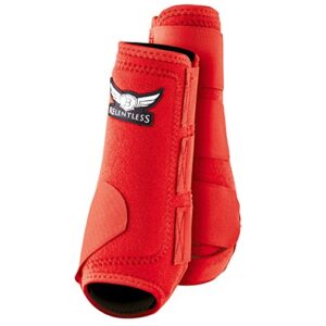 smartpak all-around front splint boots red m