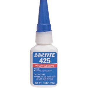 loctite 42540 blue 425 assure plastic fastener threadlocker, 20 gal bottle