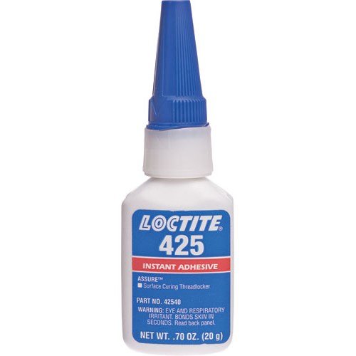 Loctite 42540 Blue 425 Assure Plastic Fastener Threadlocker, 20 gal Bottle