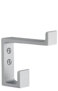 smedbo b1048 coat hook, satin aluminum