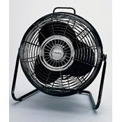 12" table & floor fan,black