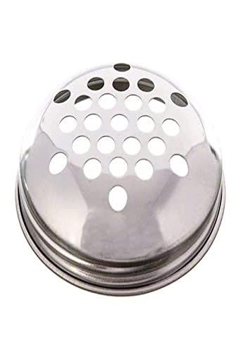 American Metalcraft 12 oz Cheese Shaker Top w/Extra Large Holes,Silver