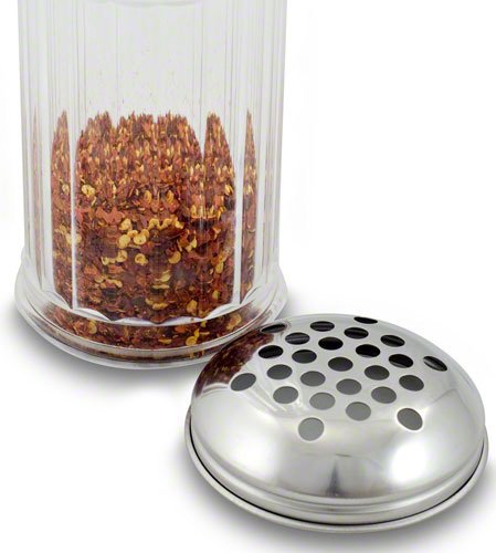 American Metalcraft 12 oz Cheese Shaker Top w/Extra Large Holes,Silver