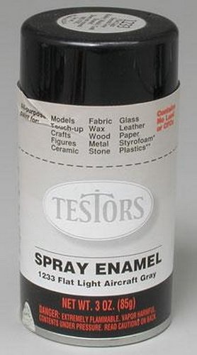 Testors Testors Enamel Flat Light Aircraft Gray Spray