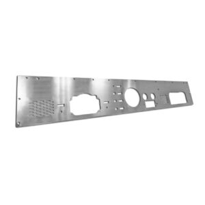 rugged ridge | dash panel, pre-cut holes, stainless steel | 11144.12 | fits 1976-1986 jeep cj