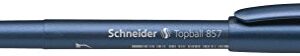 Schneider Topball 857 Rollerball 0.6mm, Box of 10, Black (8571)