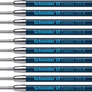 Schneider Express 735 Bold 1.2mm Ballpoint Refill, Box of 10, Blue (7373)