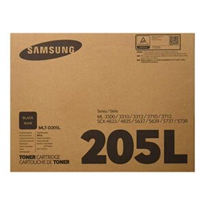 hp samsung electronics mlt-d205l black toner - 5,000 page yield