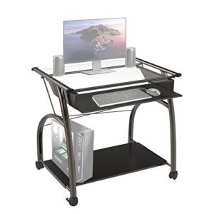 acme vincent computer desk - 00118 - pewter