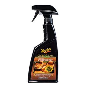 meguiar's g18616 gold class leather conditioner – 16 oz spray bottle