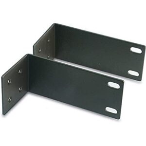 trendnet rack mount kit, compatible with teg-s16dg /teg-s24dg, mount an 11 wide to a 19 equipment rack, eth-11mk , black