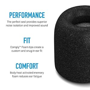 Comply Foam 200 Series Replacement Ear Tips for Bang and Olufsen, Sennheiser, Axil, MEE Audio, KZ, Bose & More | Ultimate Comfort | Unshakeable Fit| TechDefender | Assorted S/M/L, 3 Pairs